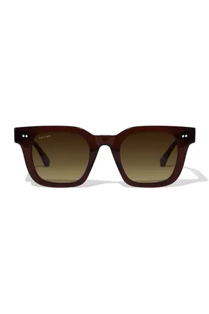 COSSINO Cossino Cuadra 46mm Square Acetate Sunglasses Brown