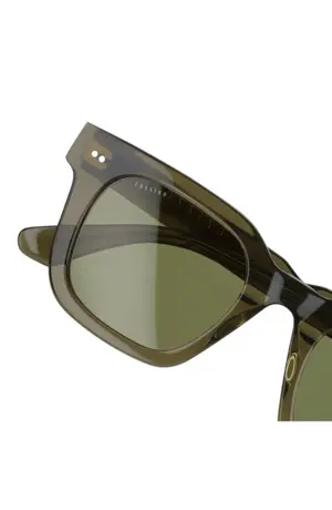 COSSINO Cuadra 46mm Square Acetate Sunglasses - Green