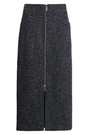 BOSS Villetta Tweed Midi Skirt