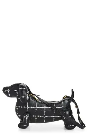 Thom Browne Baby Hector Dachshund Shoulder Bag - Black