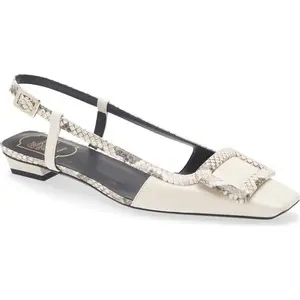 ROGER VIVIER Belle Vivier Slingback Flat - Cire