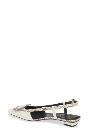 ROGER VIVIER Belle Vivier Slingback Flat