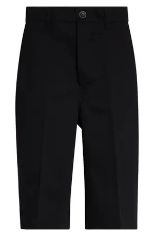 Rick Owens Wool Work Shorts - Black