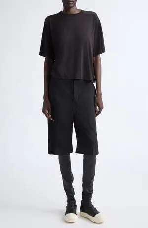 Rick Owens Wool Work Shorts