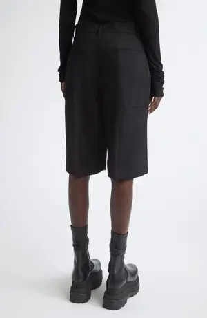 Rick Owens Wool Work Shorts