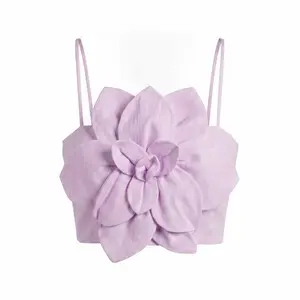 Yumi Kim Sahara Lilac Linen Top - Purple