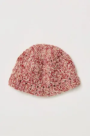 Free People Peggy Knitted Cap - Red