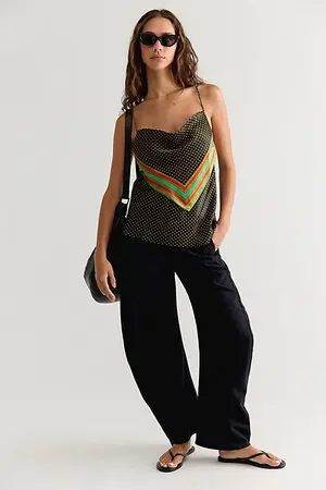 MES DEMOISELLES Apara Silk Tank