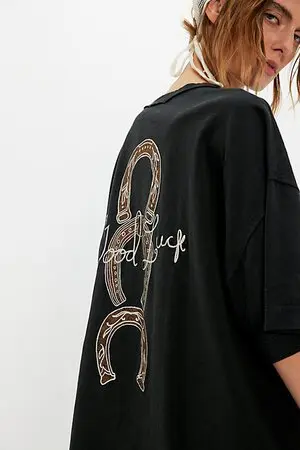 Free People Good Luck One-size Tee
