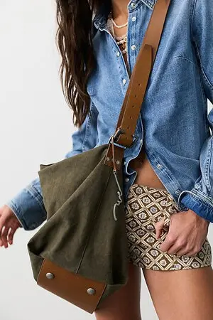 Free People We The Free Preston Sling Bag - Olive
