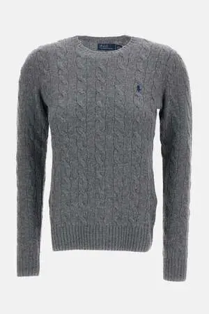 Polo Ralph Lauren Cable Knit Crew Neck Sweater - Grigio