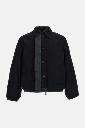 Sacai Reversible Ripstop Nylon Jacket - Black