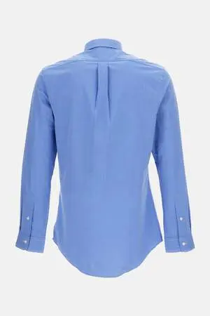 Polo Ralph Lauren Camicia Sportiva A Maniche Lunghe - Azzurro