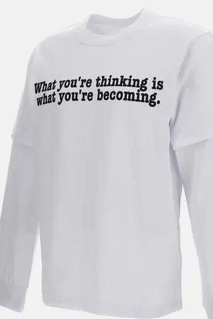 Sacai Long-sleeve Sweater With Print