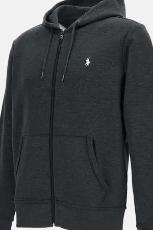 Polo Ralph Lauren Hooded Zip Flap Sweatshirt - Grigio