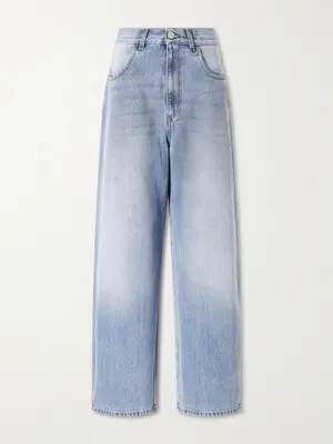 RÓHE Berber Barrel-leg Jeans - Blue