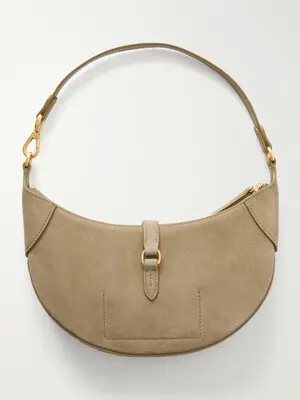 Polo Ralph Lauren Suede Mini Shoulder Bag - Green