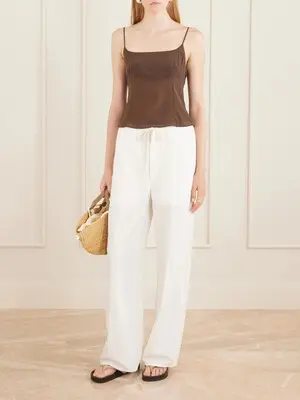 ST. AGNI Stretch Satin Cami