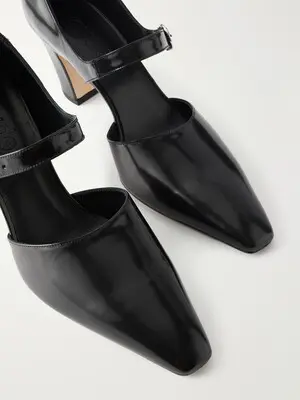 AeydĒ Isidora 75 Calf-leather Mary Jane Pumps - Black