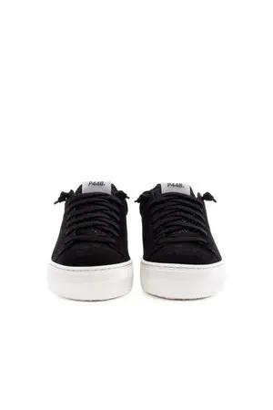 P448 Thea Suede Glitter Accent Sneakers