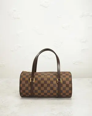 FWRD RENEW Louis Vuitton Damier Ebene Papillon 26 Handbag