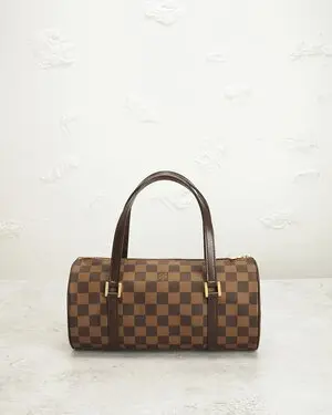 FWRD RENEW Louis Vuitton Damier Ebene Papillon 26 Handbag