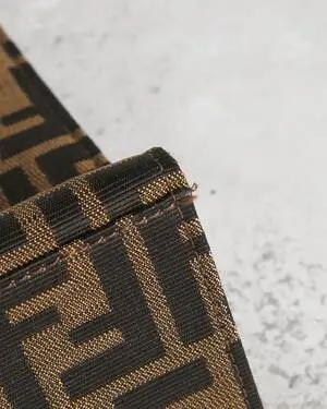 FWRD RENEW Fendi Zucca Tote Bag - Brown