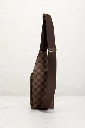 LOUIS VUITTON Damier Ebene Geronimos Belt Bag - Brown