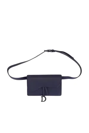 FWRD RENEW Dior Saddle Belt Bag - Blue