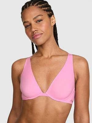 Pink Marshmallow Unlined Flexiwire Comfy Bra - Pink