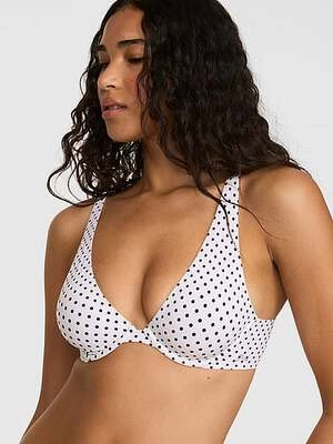 Pink Marshmallow Unlined Flexiwire Comfy Bra - Print