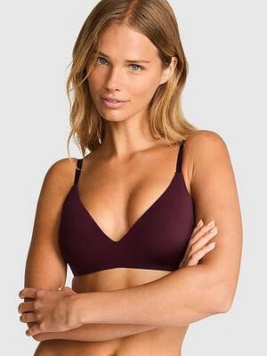 Pink Marshmallow Push-up Wireless Comfy Bra Purple