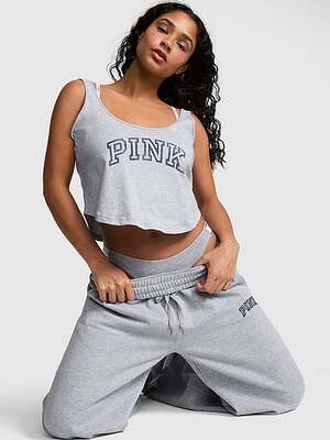 Pink Campus Cotton™ Swing Tank Top Grey