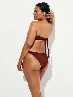 Victoria's Secret Victoria's Secret Swim Modern Brazilian Bikini Bottom Red