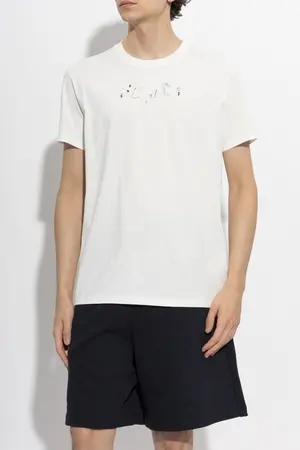 Fendi T-shirt With Embroidered Logo