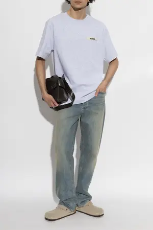 Jacquemus T-shirt With Logo Patch
