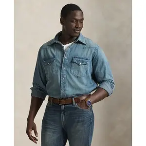 Ralph Lauren Indigo Twill Western Shirt