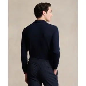 Ralph Lauren Washable Wool Polo-collar Sweater