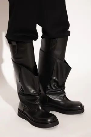 Attico New Robin Passeggiata" Knee-high Platform Boots - Black