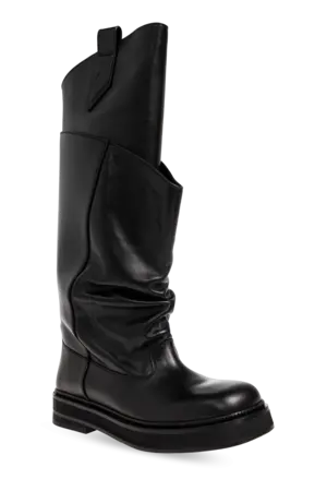 Attico New Robin Passeggiata" Knee-high Platform Boots - Black