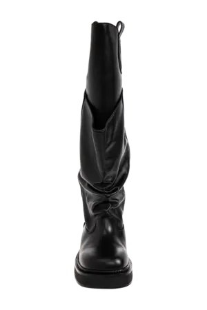 Attico New Robin Passeggiata" Knee-high Platform Boots - Black