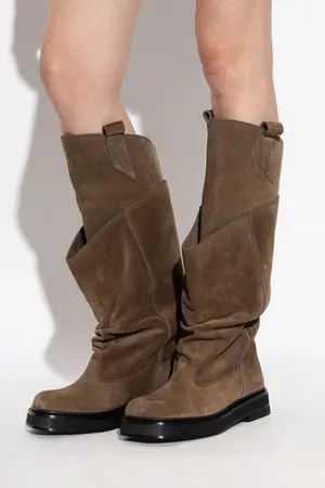 Attico New Robin Passeggiata' Platform Boots - Brown