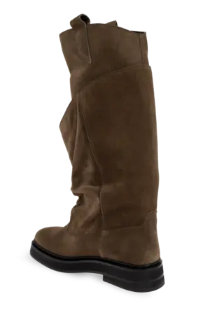 Attico New Robin Passeggiata' Platform Boots - Brown