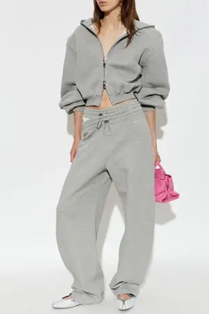Attico Sweatpants With A Slit