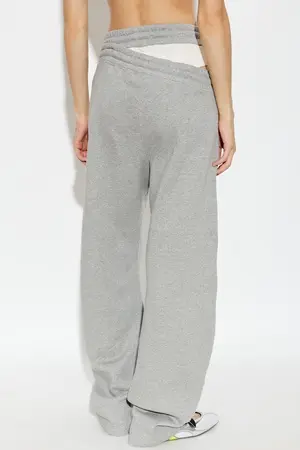 Attico Sweatpants With A Slit