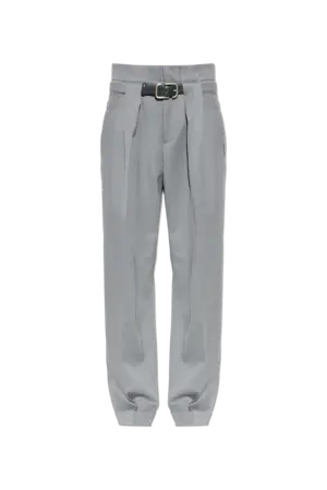 Attico Pants With Belt - Grey