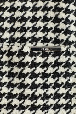 Attico Shirt With Houndstooth Pattern