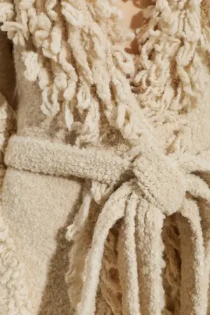 Attico Cardigan With Fringes