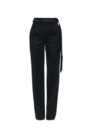 Attico Creased Pants - Black