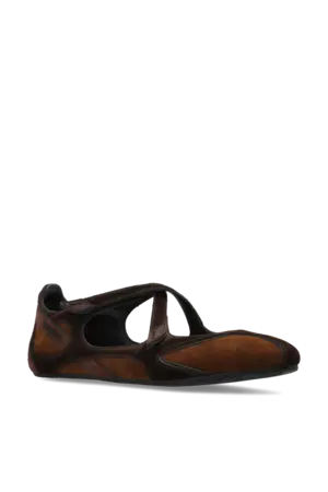 Attico Floor 01' Suede Ballerina Flats